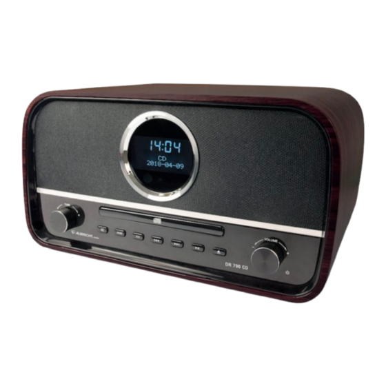 ALBRECHT AUDIO DR 790 MANUAL Pdf Download | ManualsLib