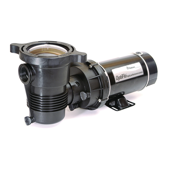 PENTAIR POOL PRODUCTS OPTIFLO BROCHURE Pdf Download | ManualsLib