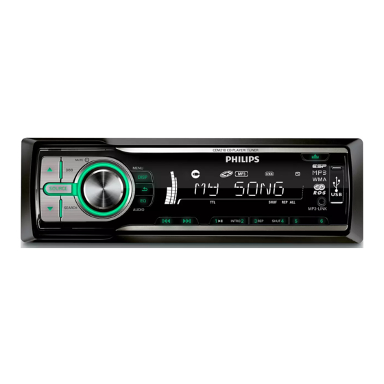 PHILIPS CEM250 USER MANUAL Pdf Download | ManualsLib