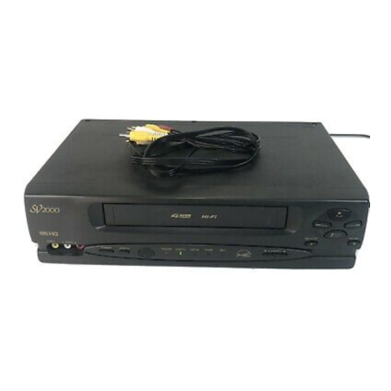 SV 2000 4 Head Video cassette player/recorder - munimoro.gob.pe