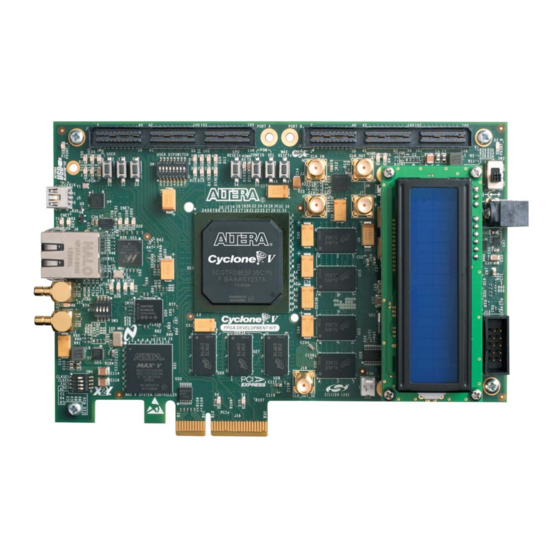 ALTERA CYCLONE V GT FPGA REFERENCE MANUAL Pdf Download | ManualsLib