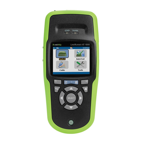 NETSCOUT LINKRUNNER AT 1000 USER MANUAL Pdf Download | ManualsLib