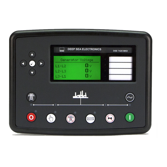 DSE DSE7410 OPERATOR'S MANUAL Pdf Download | ManualsLib