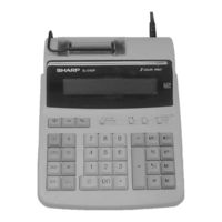 Sharp EL-2192P Manuals | ManualsLib