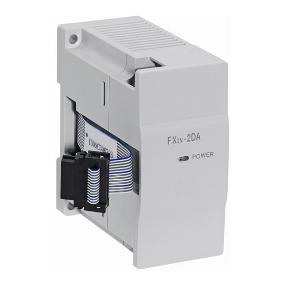 MITSUBISHI FX2N-2DA USER MANUAL Pdf Download | ManualsLib
