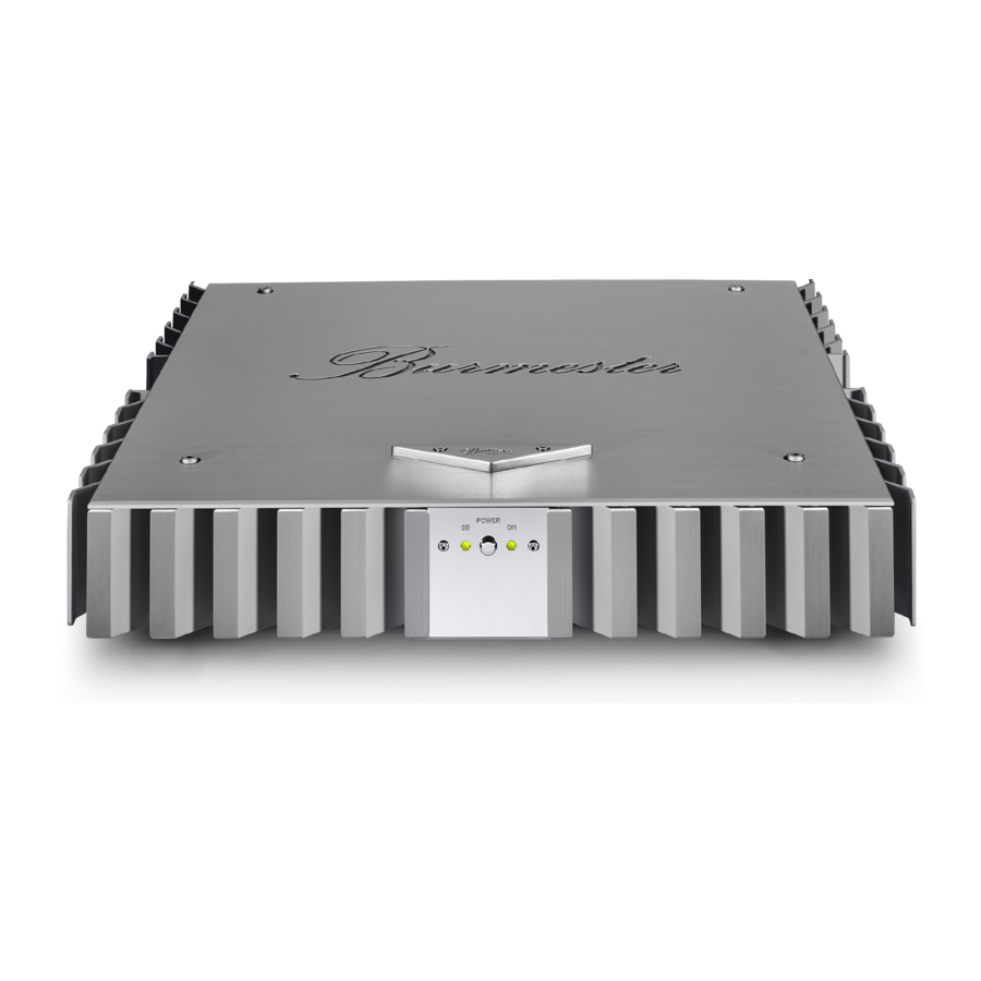 BURMESTER 036 OWNER'S MANUAL Pdf Download | ManualsLib