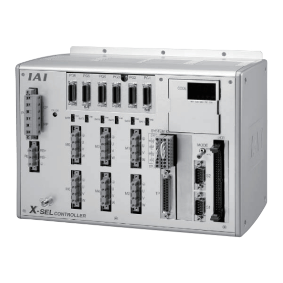 IAI XSEL OPERATION MANUAL Pdf Download | ManualsLib