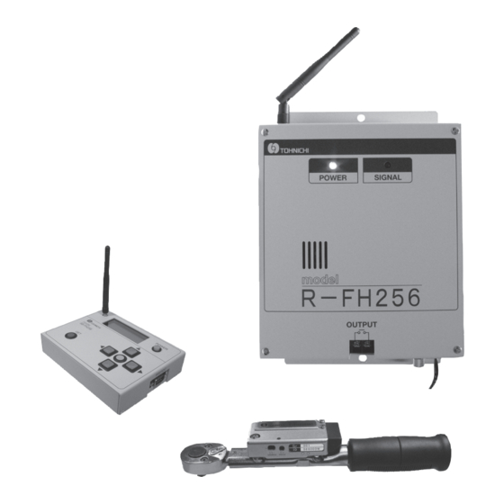 TOHNICHI FH256MC OPERATING INSTRUCTIONS MANUAL Pdf Download | ManualsLib