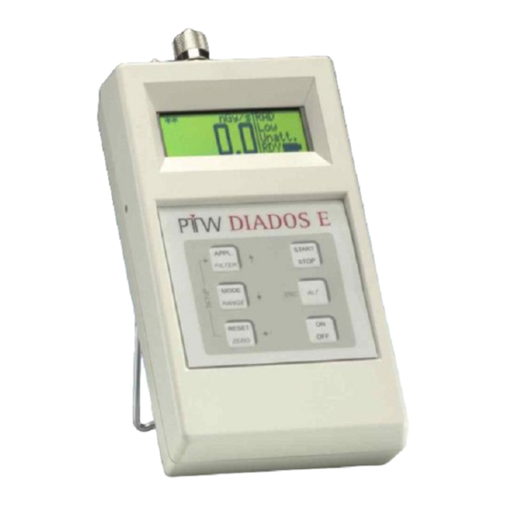 PTW DIADOS E USER MANUAL Pdf Download | ManualsLib