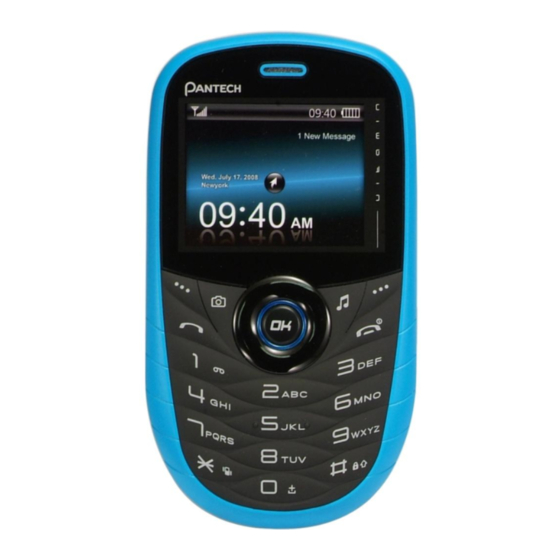 PANTECH P1010 USER MANUAL Pdf Download | ManualsLib