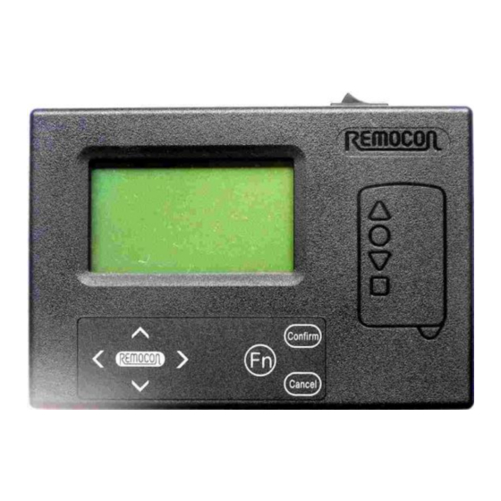 REMOCON HCD900 OPERATION MANUAL Pdf Download | ManualsLib
