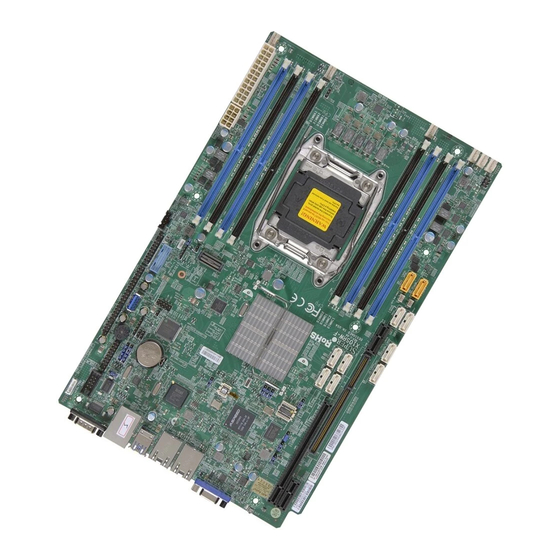 SUPERMICRO X10SRW-F USER MANUAL Pdf Download | ManualsLib