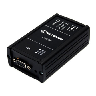 TELTONIKA CM1100 USER MANUAL Pdf Download | ManualsLib