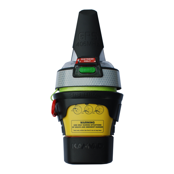 KANNAD MARINE SAFELINK EPIRB USER MANUAL Pdf Download | ManualsLib