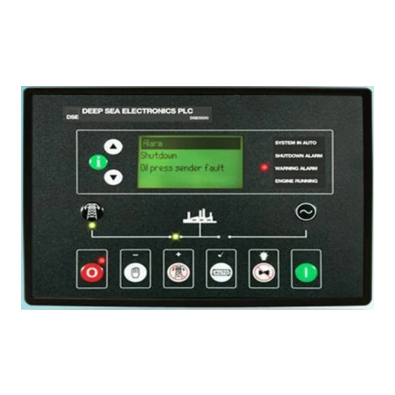 DEEP SEA ELECTRONICS PLC DSE5520 OPERATING MANUAL Pdf Download | ManualsLib