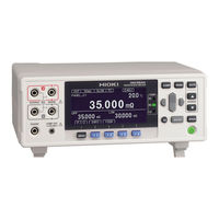 HIOKI RM3544 INSTRUCTION MANUAL Pdf Download | ManualsLib