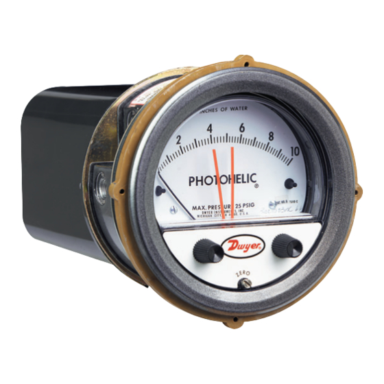 DWYER INSTRUMENTS A3000 SERIES INSTALLATION AND OPERATING INSTRUCTIONS ...