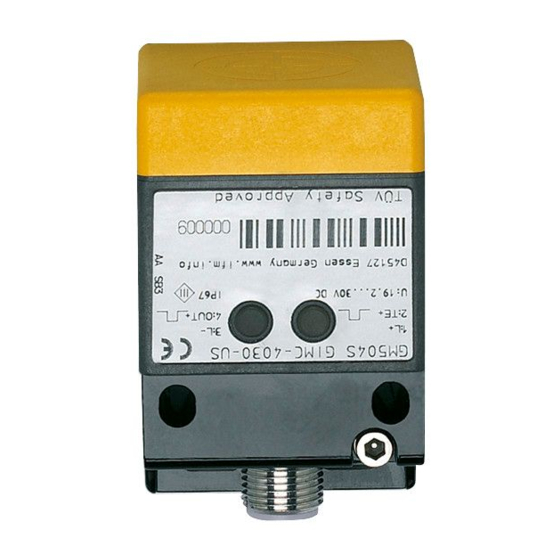 IFM ELECTRONIC GM705S ORIGINAL OPERATING INSTRUCTIONS Pdf Download ...