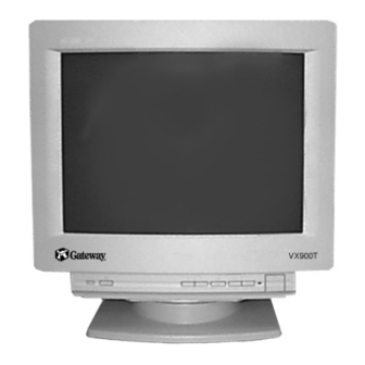 GATEWAY VX900T SERVICE MANUAL Pdf Download | ManualsLib