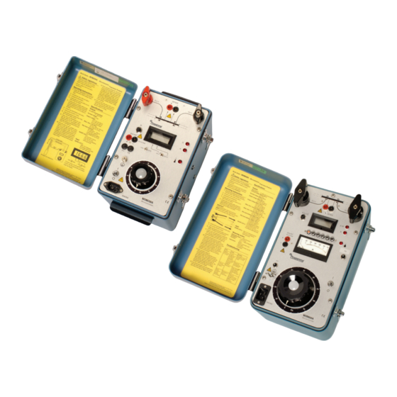 MEGGER MOM200A USER MANUAL Pdf Download | ManualsLib