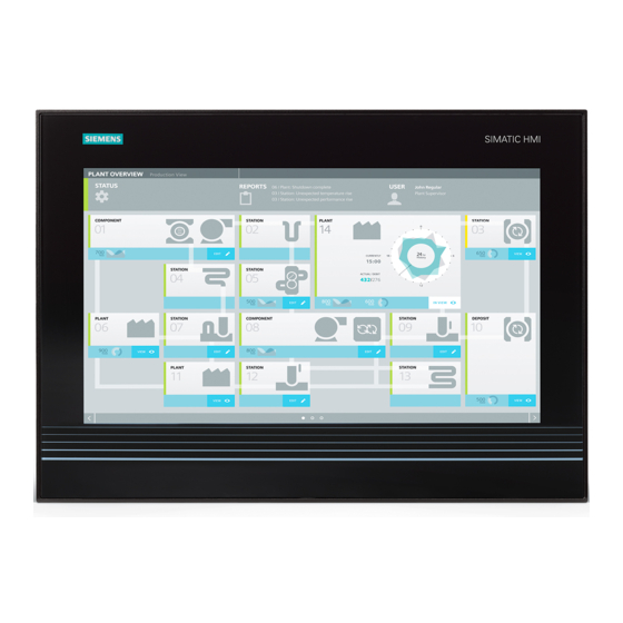 SIEMENS SIMATIC IPC477D OPERATING INSTRUCTIONS MANUAL Pdf Download ...