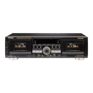 TEAC W-860R CASSETTE PLAYER OWNER'S MANUAL | ManualsLib