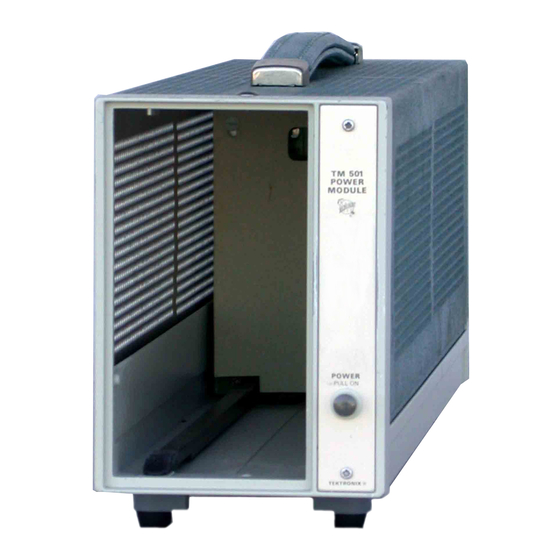 Tektronix Tm 501 Instruction Manual Pdf Download Manualslib