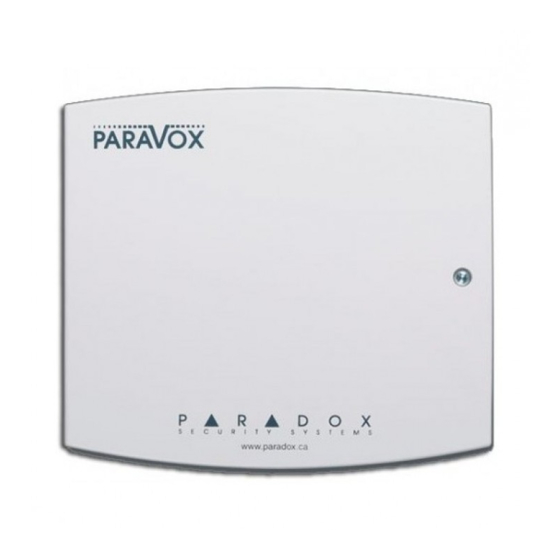 PARADOX PARAVOX USER MANUAL Pdf Download | ManualsLib