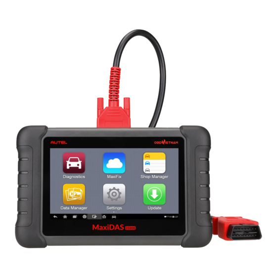 AUTEL MAXIDAS DS808 USER MANUAL Pdf Download | ManualsLib