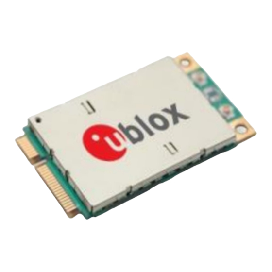 UBLOX TOBY-L2 SERIES SYSTEM INTEGRATION MANUAL Pdf Download | ManualsLib