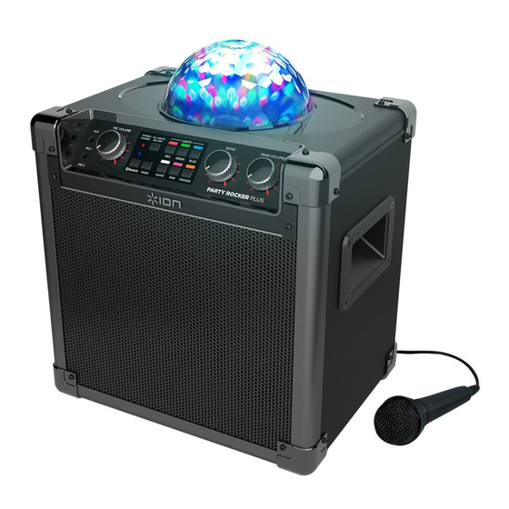 ION PARTY ROCKER PLUS QUICK START MANUAL Pdf Download | ManualsLib