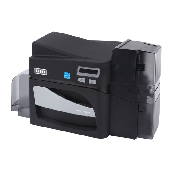 HID FARGO DTC4500 USER MANUAL Pdf Download | ManualsLib