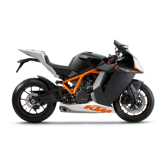 KTM 1190 RC8 R EU/UK 2009 REPAIR MANUAL Pdf Download | ManualsLib