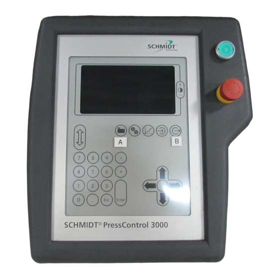 SCHMIDT PRESSCONTROL 3000 OPERATOR'S MANUAL Pdf Download | ManualsLib