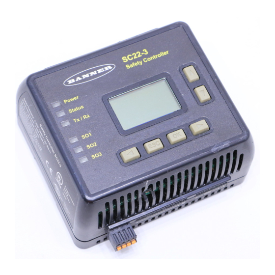 BANNER SC22-3 INSTRUCTION MANUAL Pdf Download | ManualsLib
