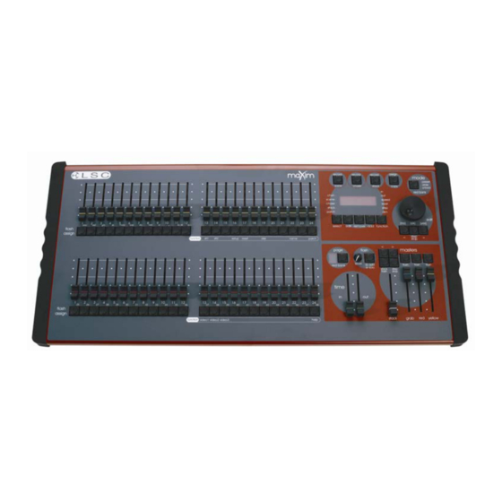 LSC MAXIM S OPERATOR'S MANUAL Pdf Download | ManualsLib