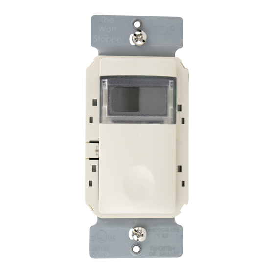LEGRAND WATTSTOPPER INTELISWITCH TS-400 INSTALLATION INSTRUCTIONS Pdf ...