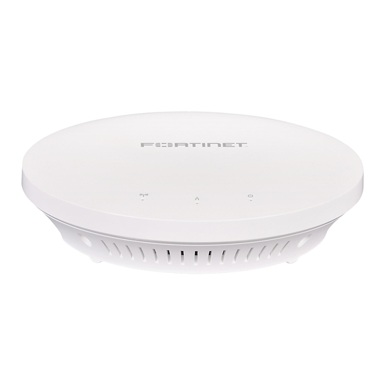FORTINET FORTIAP 221E QUICK START MANUAL Pdf Download | ManualsLib