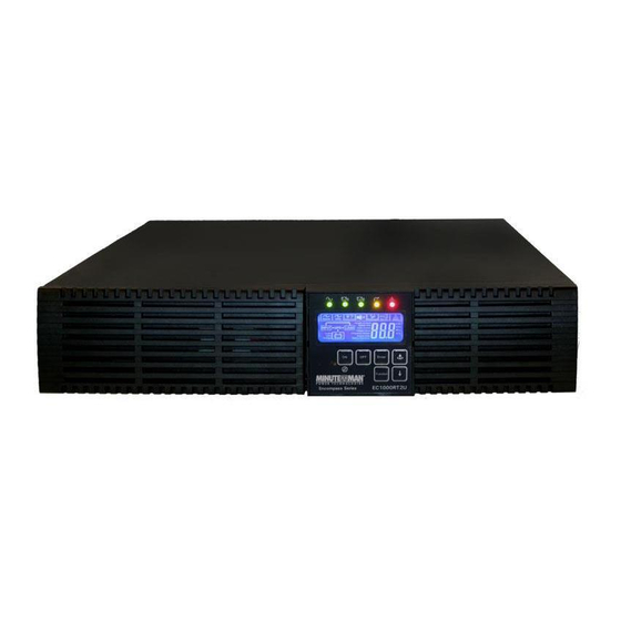 MINUTEMAN ENCOMPASS EC1000RT2U USER MANUAL Pdf Download | ManualsLib