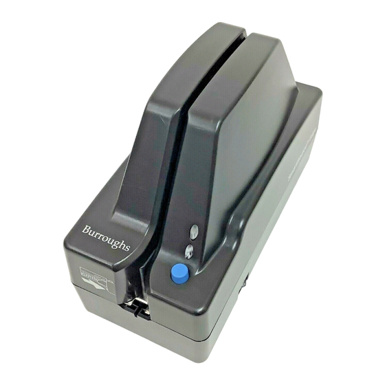 BURROUGHS SMARTSOURCE EDGE INSTALLATION AND OPERATION MANUAL Pdf ...