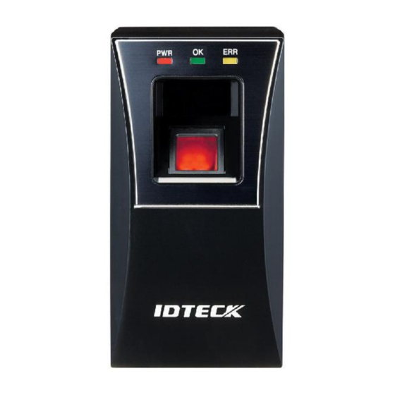 IDTECK LX006 USER MANUAL Pdf Download | ManualsLib