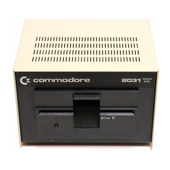 COMMODORE 2031 USER MANUAL Pdf Download | ManualsLib
