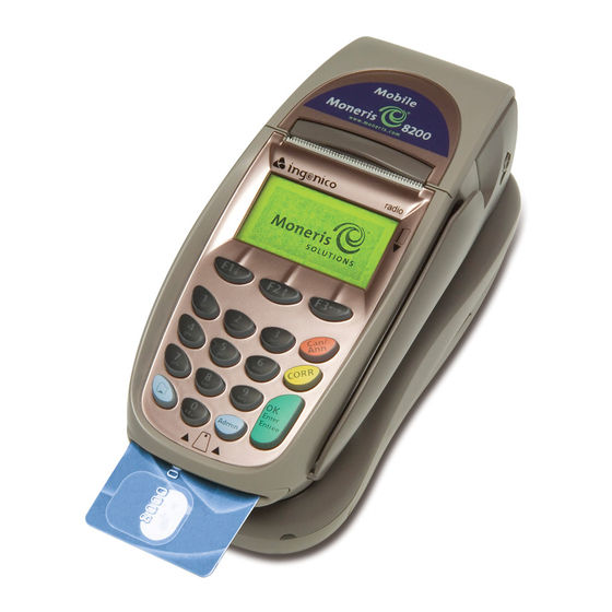 MONERIS MOBILE 8200 USER MANUAL Pdf Download | ManualsLib
