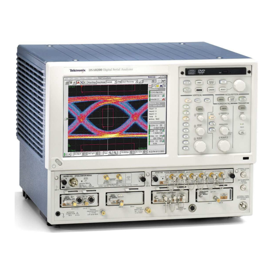 TEKTRONIX DSA8200 SERVICE MANUAL Pdf Download | ManualsLib