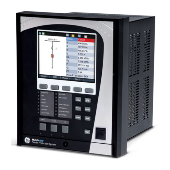 GE MULTILIN 850 INSTRUCTION MANUAL Pdf Download | ManualsLib