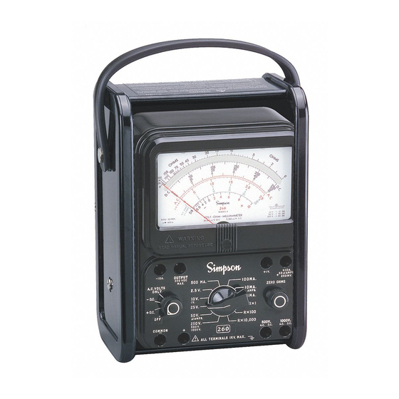 SIMPSON 260 8P INSTRUCTION MANUAL Pdf Download ManualsLib simpson-260-8p-instruction-manual-pdf-download-manualslib