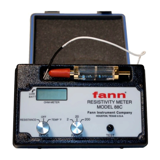 FANN 88C INSTRUCTION MANUAL Pdf Download | ManualsLib