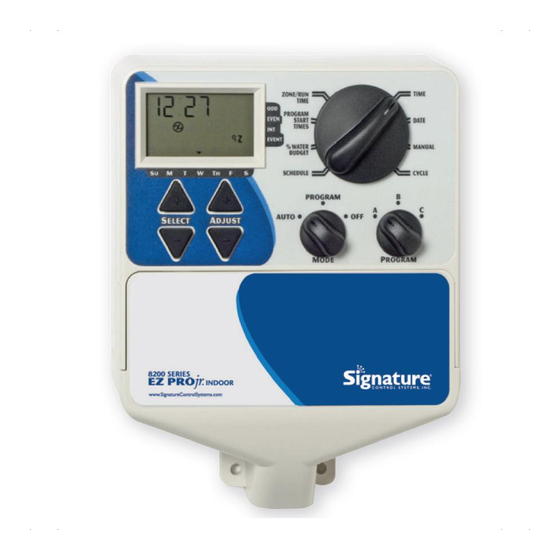 SIGNATURE EZ PRO JR. INDOOR INSTALLATION AND PROGRAMMING MANUAL Pdf ... SIGNATURE EZ PRO JR. INDOOR INSTALLATION AND PROGRAMMING MANUAL Pdf ...
