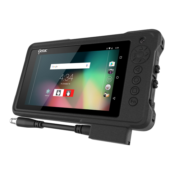 GETAC MX50 USER MANUAL Pdf Download | ManualsLib