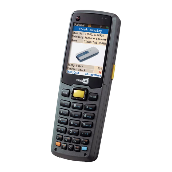 CIPHERLAB 8600 REFERENCE MANUAL Pdf Download | ManualsLib